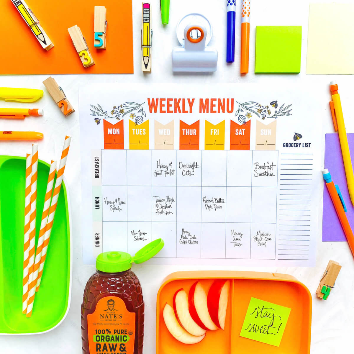 Nature Nate's Weekly Menu | Nature Nates - Australia